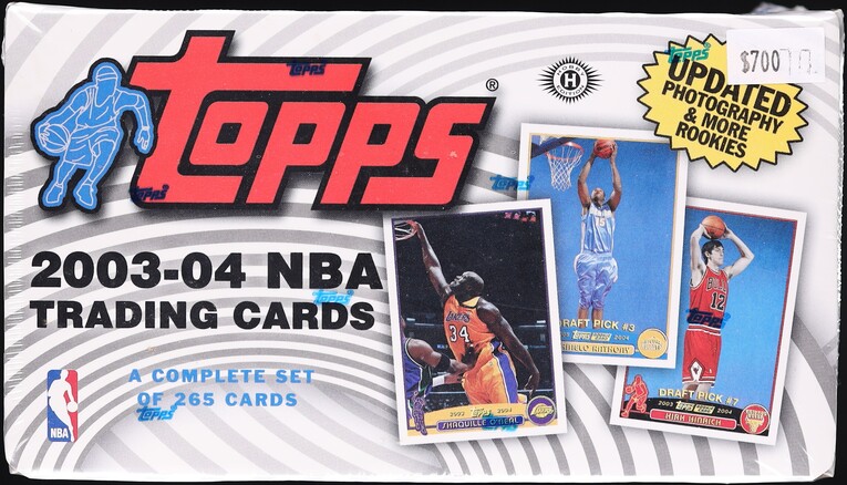 2003 Topps Basketball Sealed Complete Set w/ LeBron James ROOKIE on ...