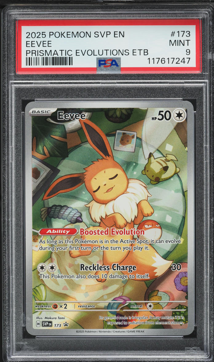 2025 Pokemon Scarlet & Violet Promo Prismatic Evolutions ETB Eevee #173 ...
