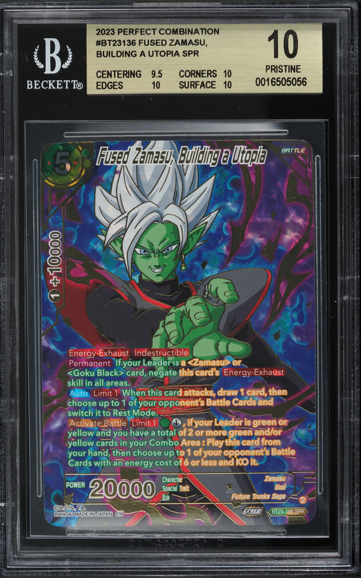 2023 Dragon Ball Super Perfect Combination Fused Zamasu Building A ...