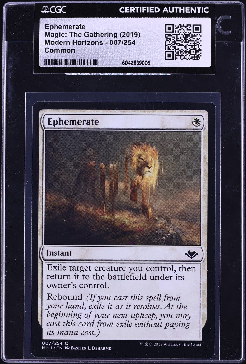 2019 Magic The Gathering MTG Modern Horizons Ephemerate #7 CGC AUTH on ...