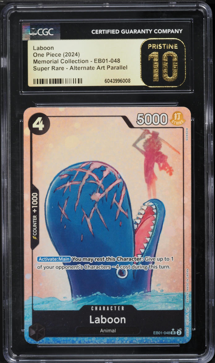 2024 One Piece Memorial Collection Alt Art Parallel Laboon #EB01-048 ...