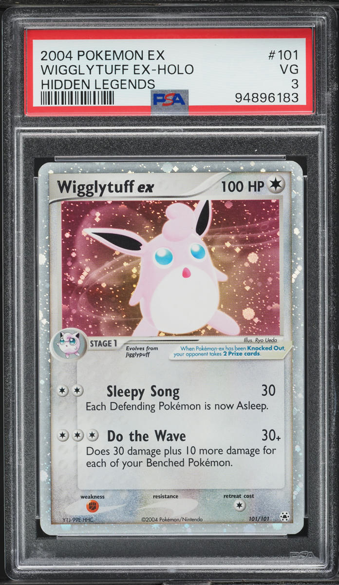 2004 Pokemon EX Hidden Legends Holo Wigglytuff ex #101 PSA 3 VG on ...