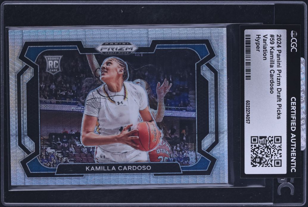 2024 Panini Prizm Draft Picks Variation Hyper Kamilla Cardoso RC #59 ...