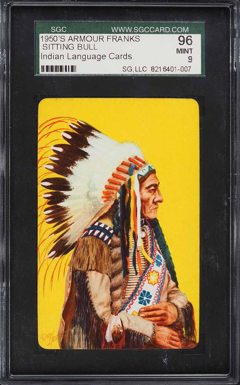 1950s Armour Franks Sitting Bull SGC 9 MINT on Fanatics Collect