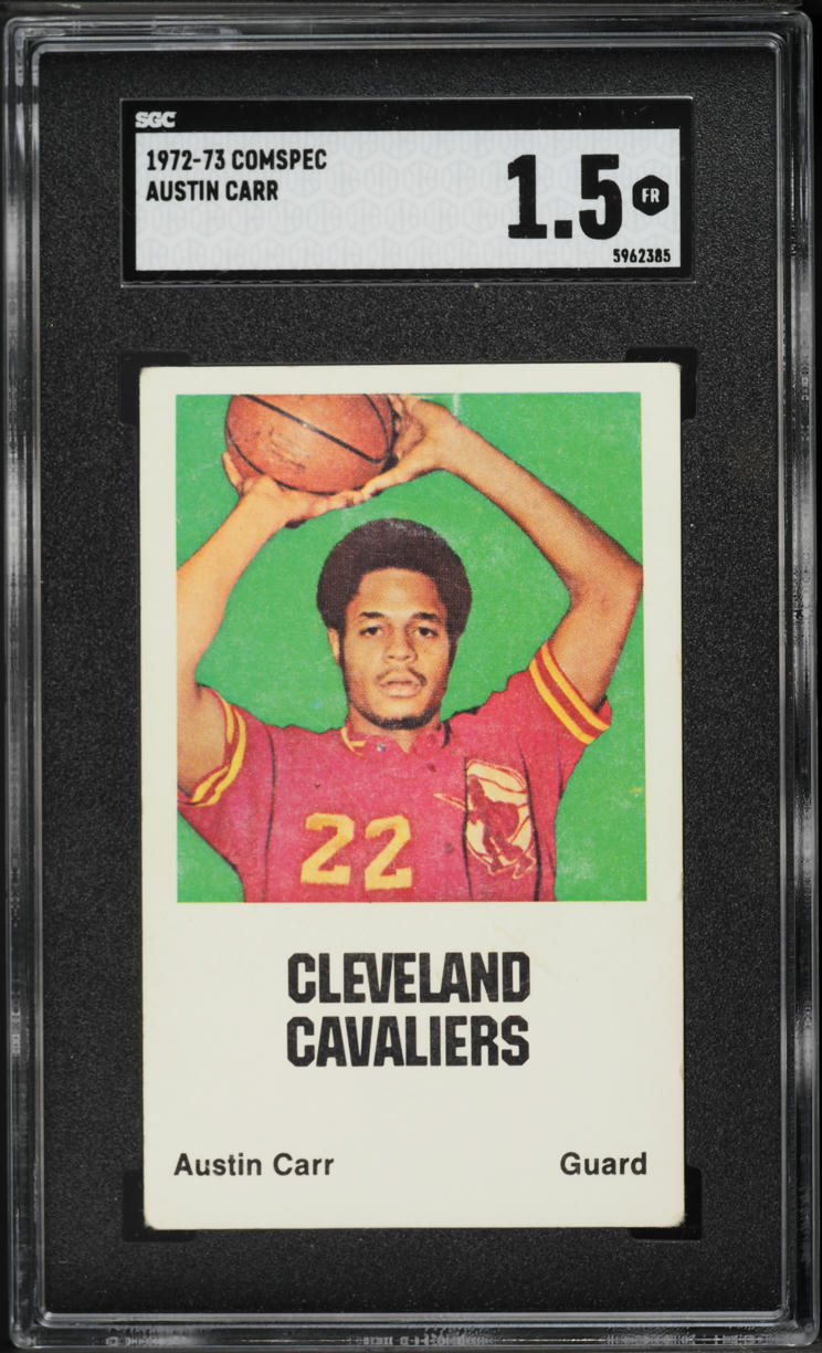 1972 Comspec Basketball Austin Carr SGC 1.5 FR on Fanatics Collect
