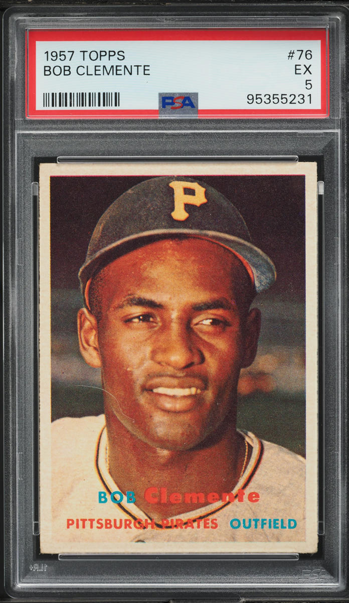 1957 Topps Roberto Clemente #76 PSA 5 EX on Fanatics Collect