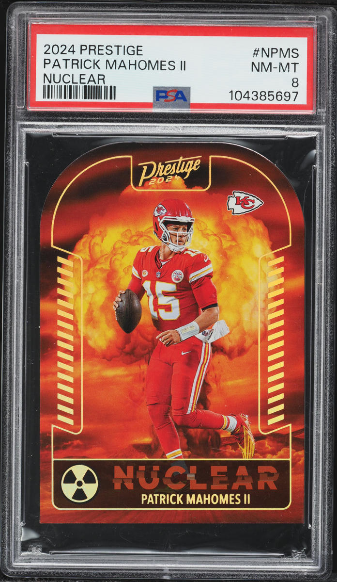 2024 Panini Prestige Nuclear Patrick Mahomes II #NPMS PSA 8 NM-MT on ...