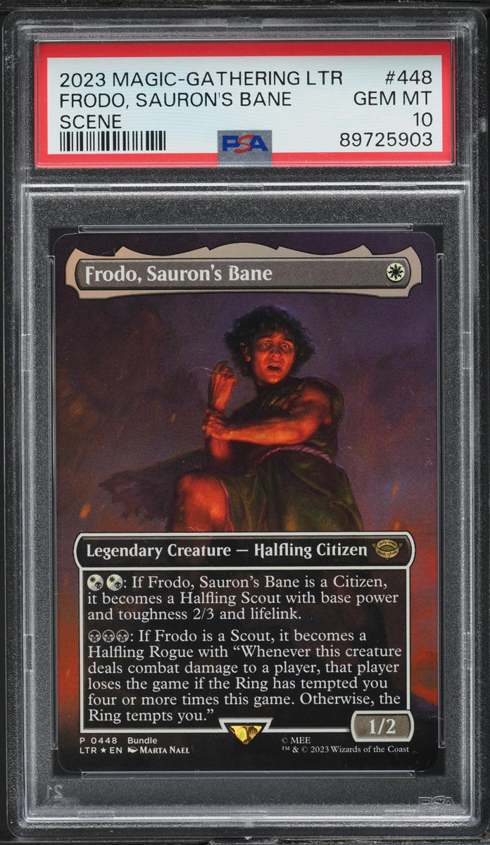 2023 Magic The Gathering MTG Tales Middle-Earth Scene Frodo Sauron's ...