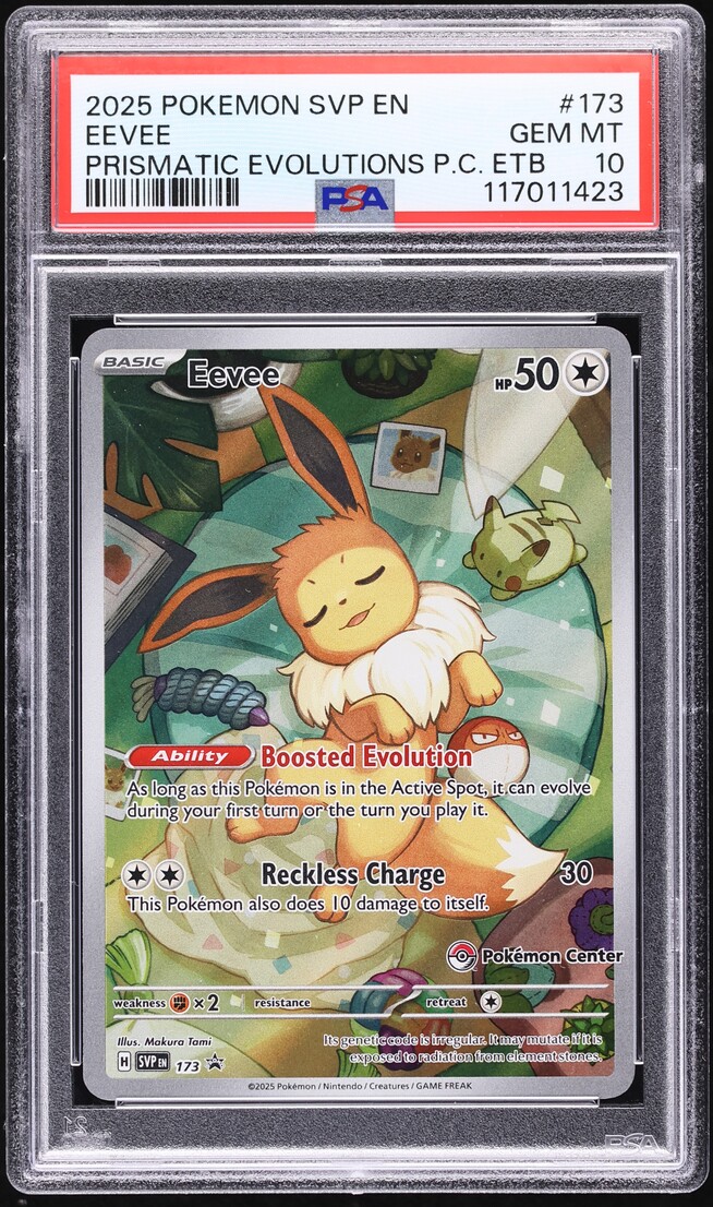 2025 Pokemon SV 151 Promo Prismatic Evolutions Center ETB Eevee #173 ...