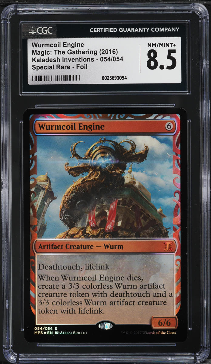 2016 Magic The Gathering MTG Kaladesh Inventions Foil Wurmcoil Engine ...