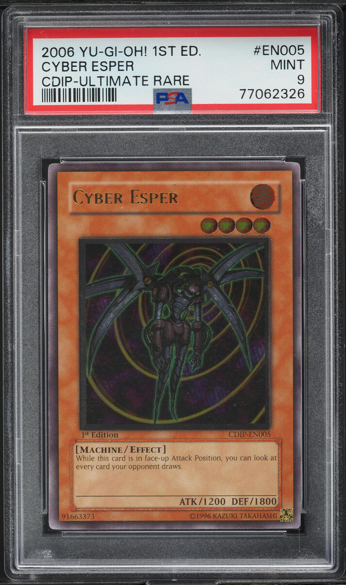 2006 Yu-Gi-Oh! Cyberdark Impact 1st Ed Ultimate Cyber Esper #CDIP-EN005 ...