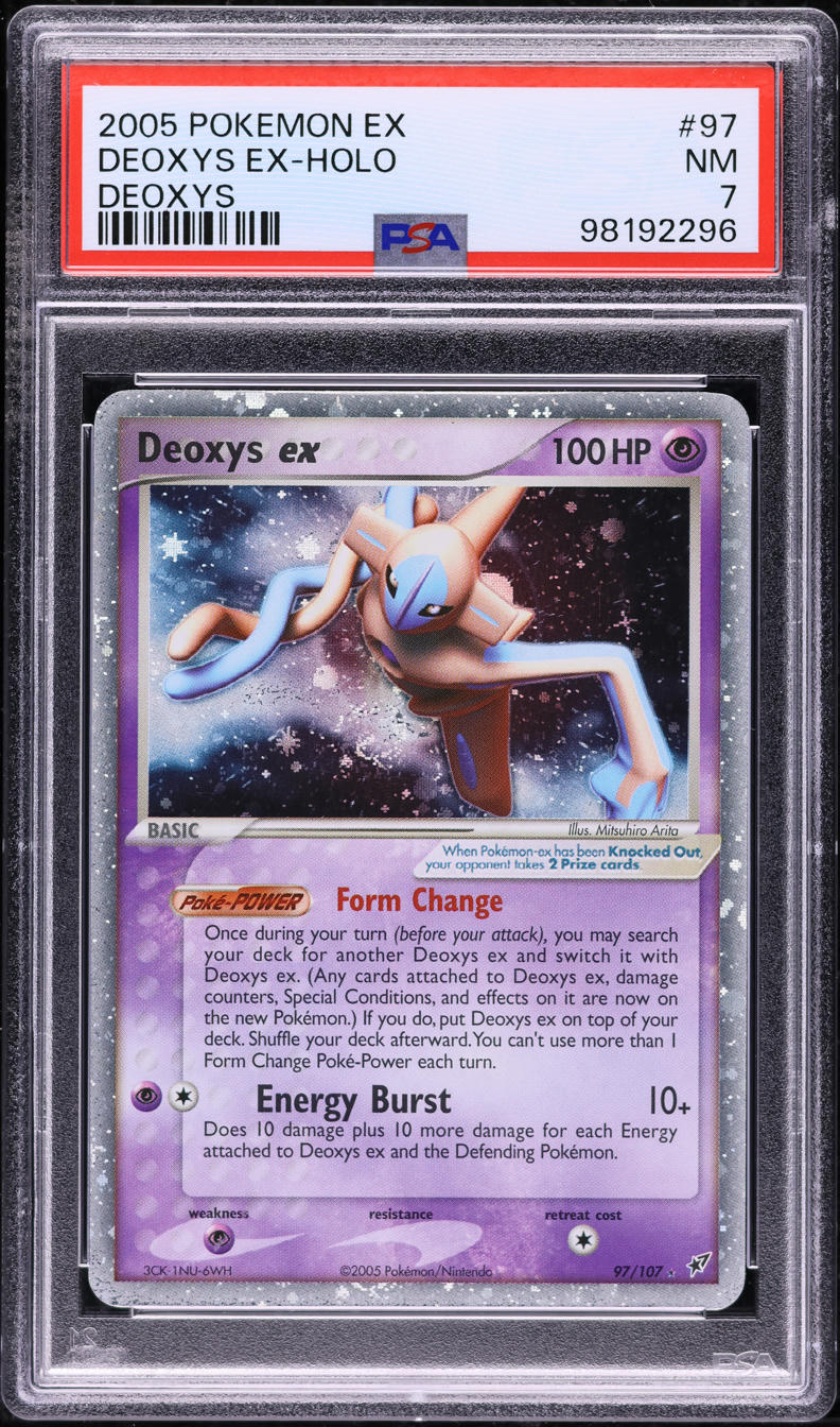 2005 Pokemon EX Deoxys Holo Deoxys ex #97 PSA 7 NRMT on Fanatics Collect
