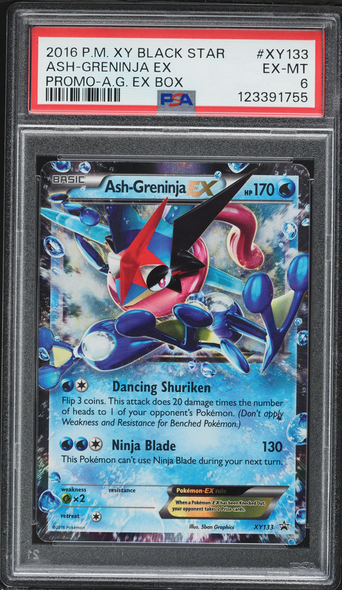 2016 Pokemon XY Black Star Promo Ash-Greninja EX #XY133 PSA 6 EXMT on ...