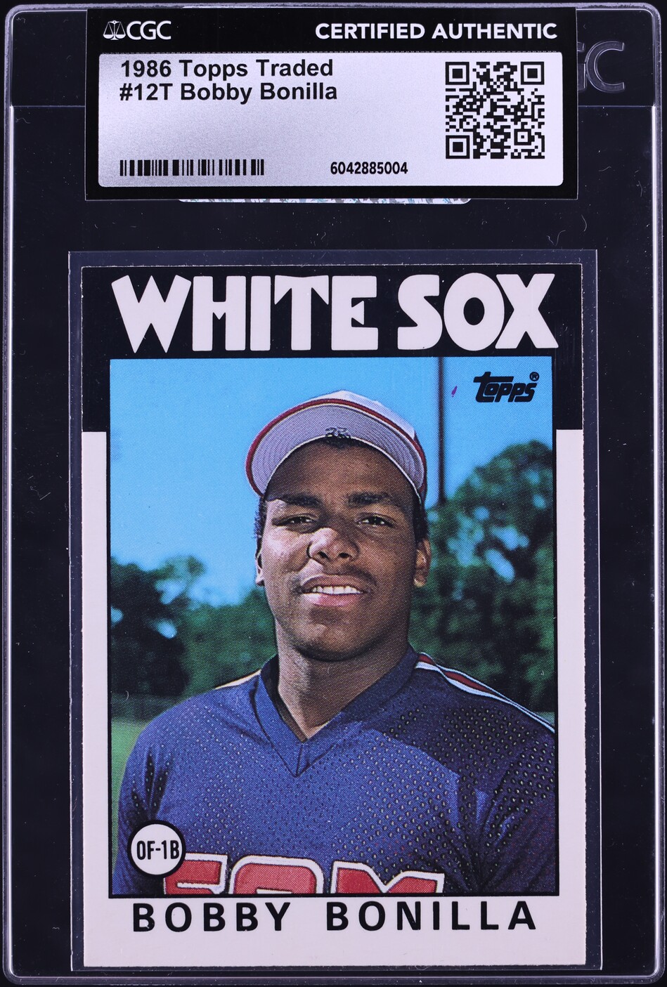1986 Topps Traded Bobby Bonilla ROOKIE #12T CGC AUTH on Fanatics Collect