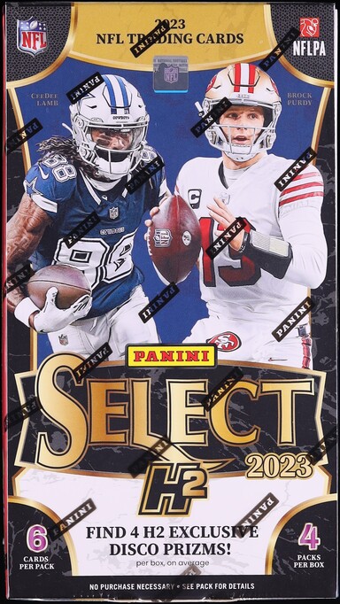 2023 Select Football H2 Hybrid Sealed Hobby Box, 4ct Packs on Fanatics ...