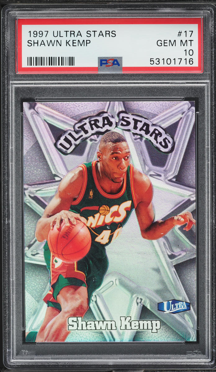 1997 Ultra Stars Shawn Kemp #17 PSA 10 GEM MINT on Fanatics Collect