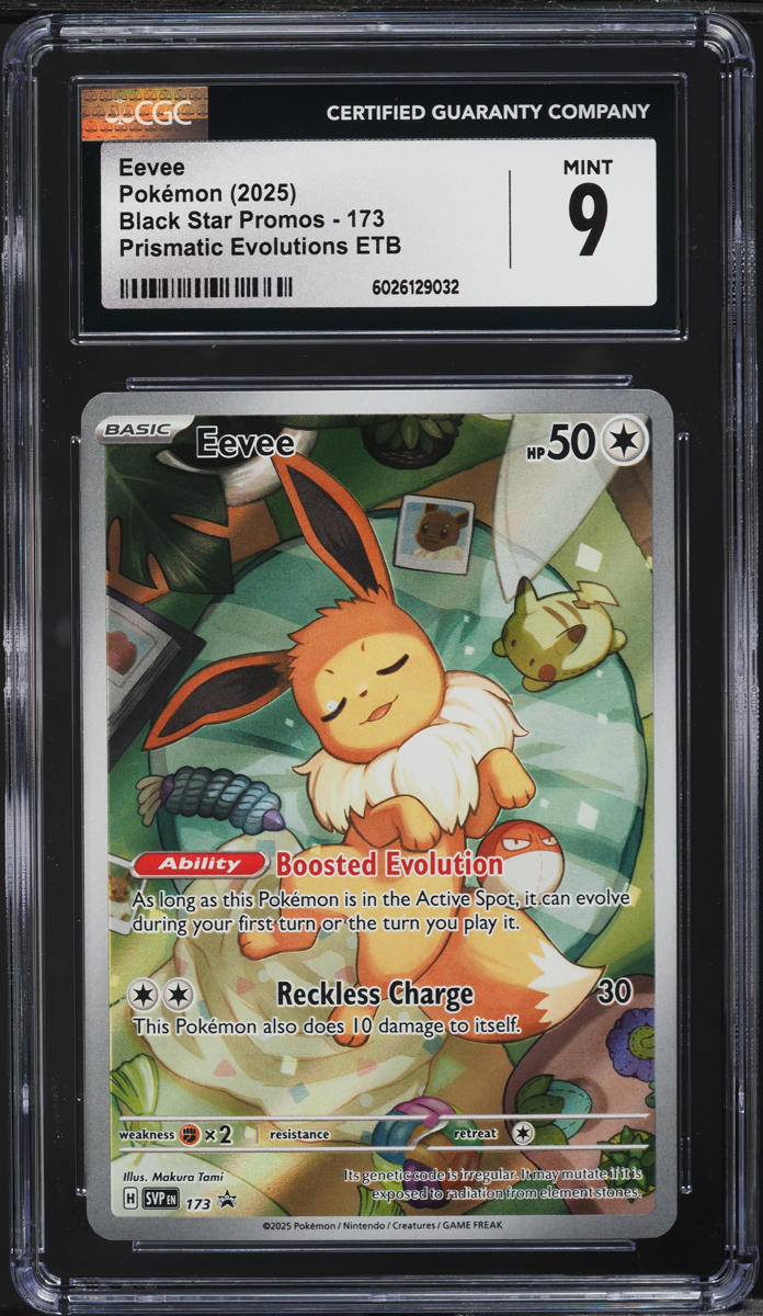 2025 Pokemon Scarlet & Violet Promo Prismatic Evolutions ETB Eevee #173 ...