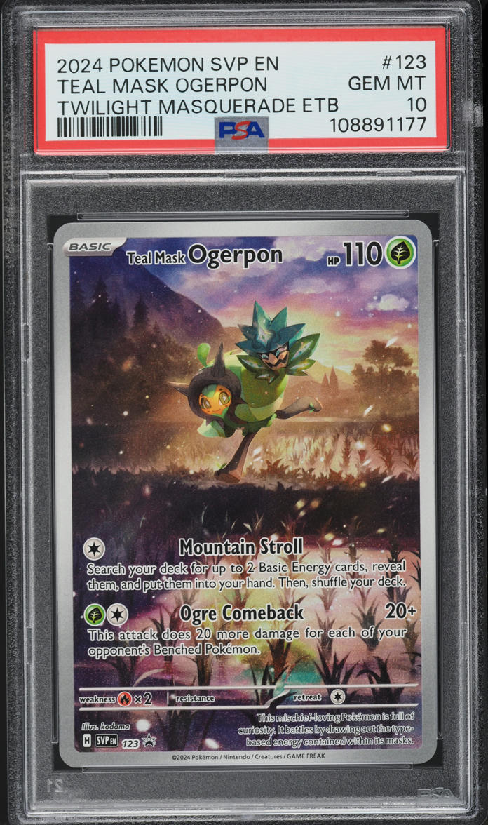 2024 Pokemon SV Promo Twilight Masquerade ETB Teal Mask Ogerpon #123 ...