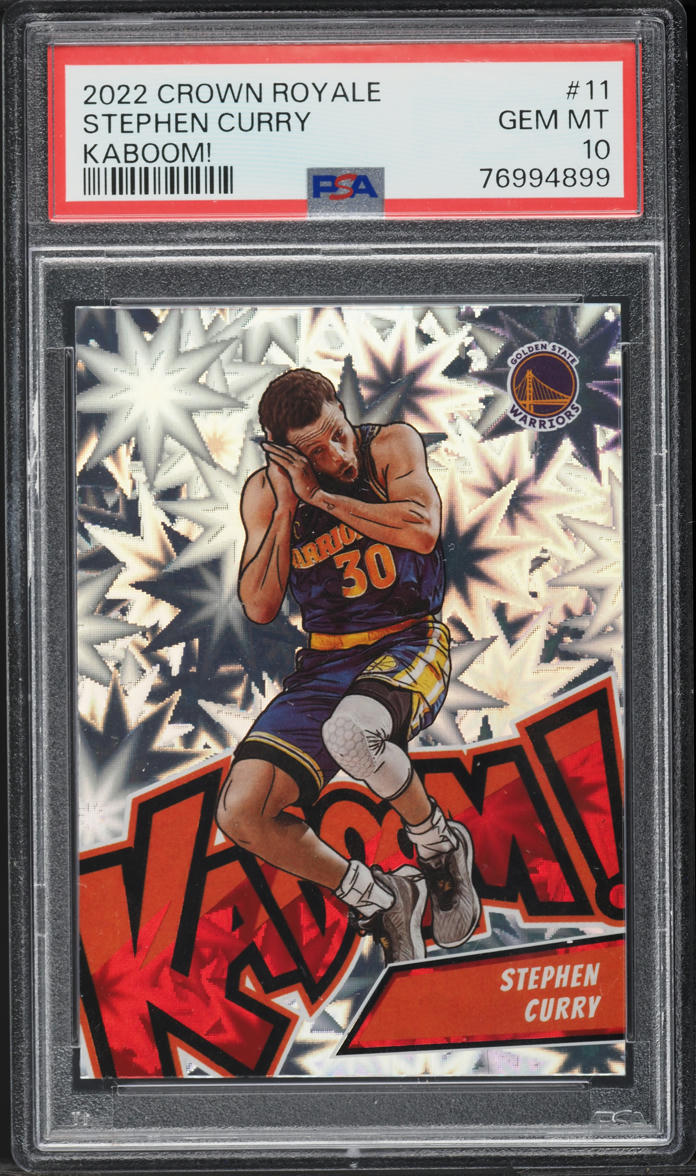 2022 Crown Royale Kaboom! Stephen Curry #11 PSA 10 GEM MINT on Fanatics ...