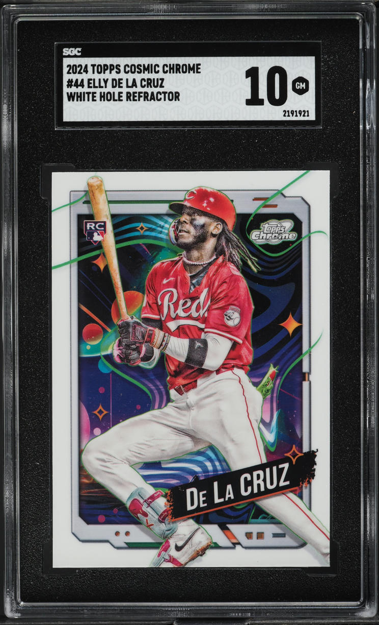 2024 Topps Chrome Cosmic White Hole Refractor Elly De La Cruz RC #44 ...