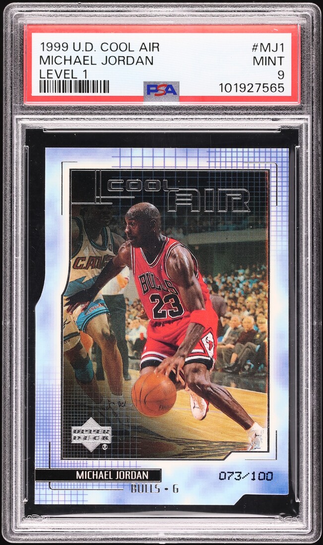 1999 Upper Deck Cool Air Level 1 Michael Jordan /100 #MJ1 PSA 9 MINT on ...