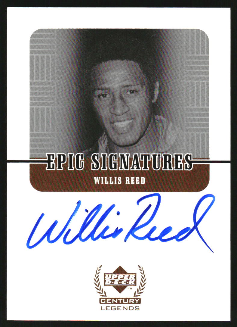 1999 Upper Deck Century Legends Epic Signatures #WR Willis Reed ...