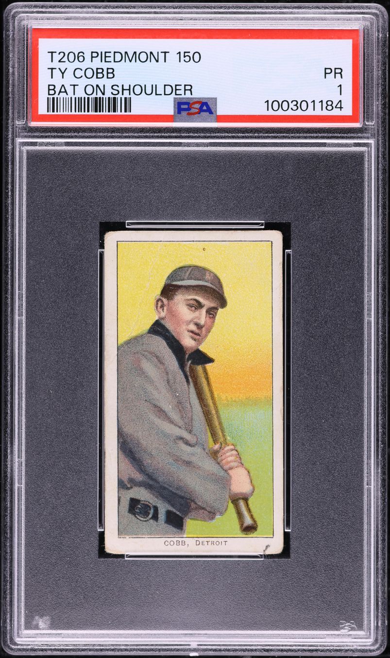 1909-11 T206 Ty Cobb BAT ON SHOULDER PSA 1 PR on Fanatics Collect