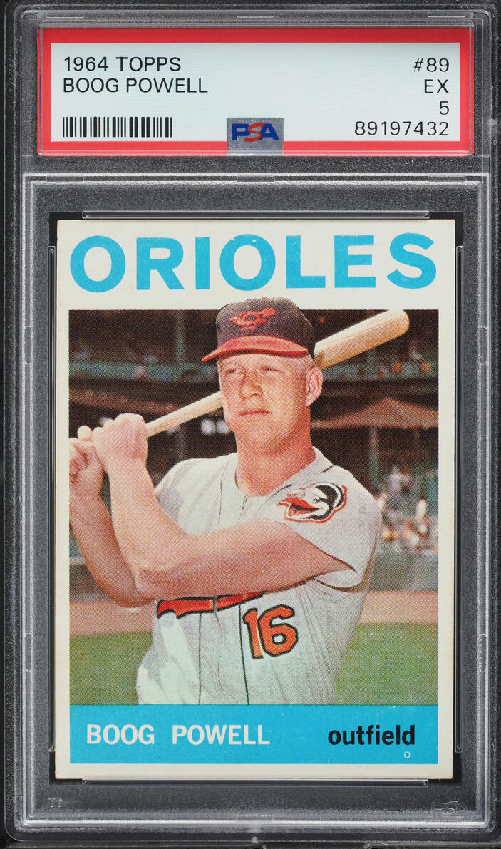1964 Topps Boog Powell #89 PSA 5 EX on Fanatics Collect
