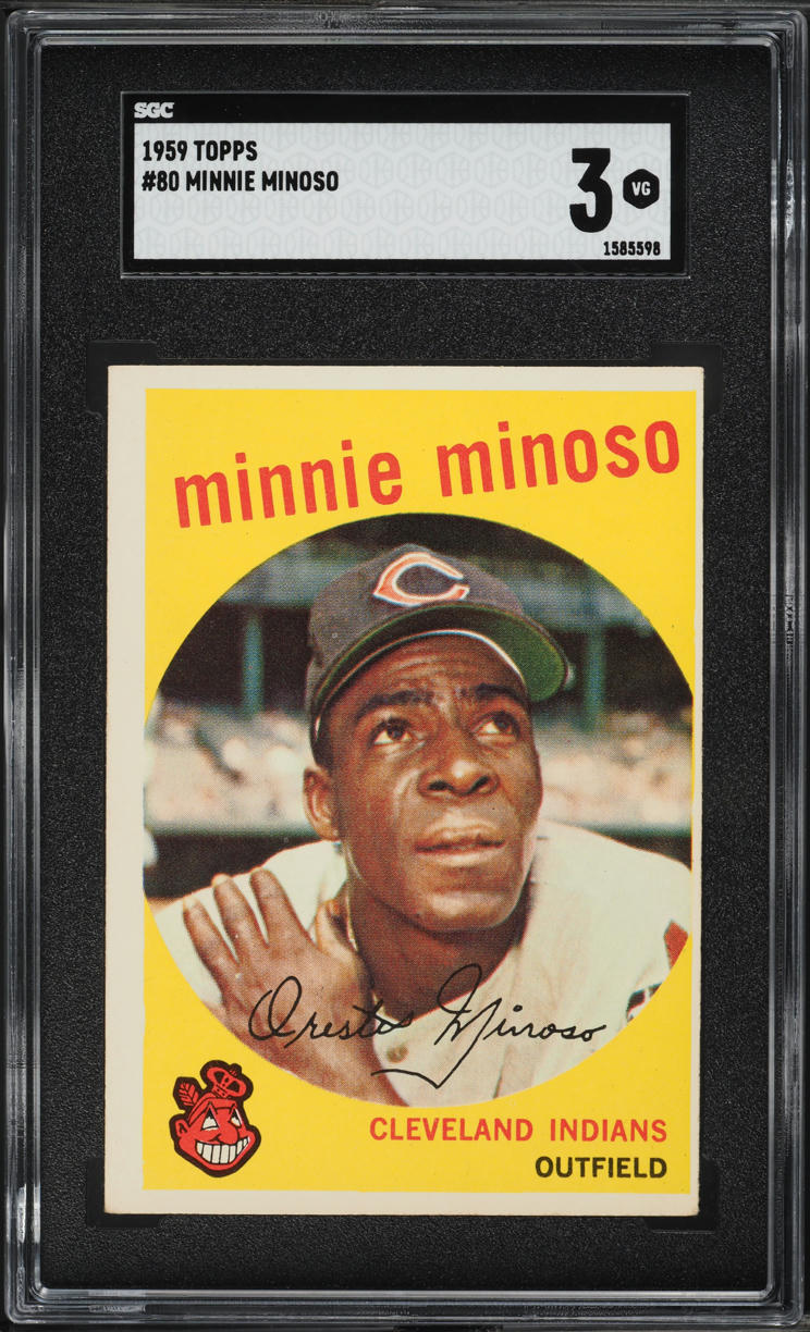 1959 Topps Minnie Minoso #80 SGC 3 VG on Fanatics Collect