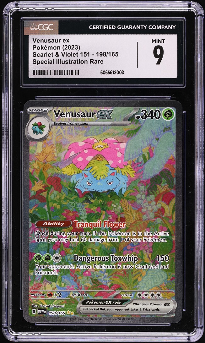 2025 Pokemon Scarlet & Violet 151 SIR Venusaur ex #198 CGC 9 MINT on ...