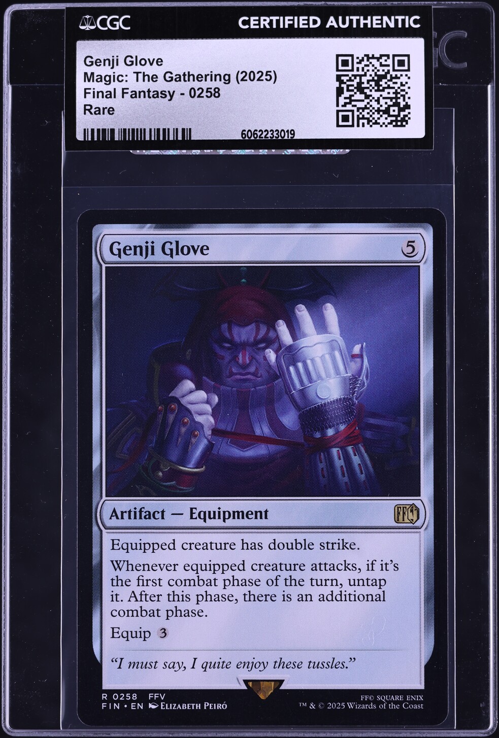 2025 Magic The Gathering MTG Final Fantasy Genji Glove #0258 CGC AUTH on Fanatics Collect
