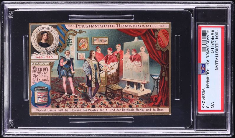 1904 Liebig Italian Renaissance Art - Raphael GERMAN PSA 3 VG on ...