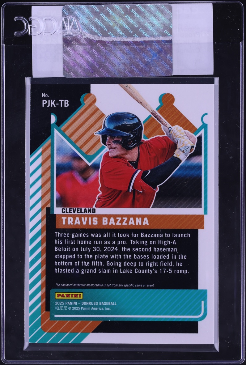 2025 Donruss Prospect Jersey Kings Orange Ice Travis Bazzana ROOKIE ...