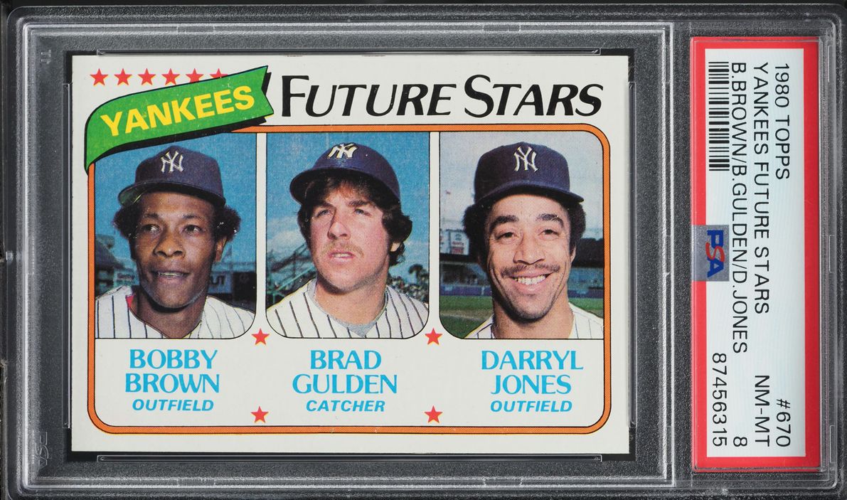 1980 Topps Yankees Future Stars #670 PSA 8 NM-MT on Fanatics Collect