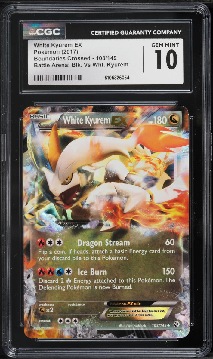 2017 Pokemon Black & White Boundaries Crossed Battle Arena Holo White ...