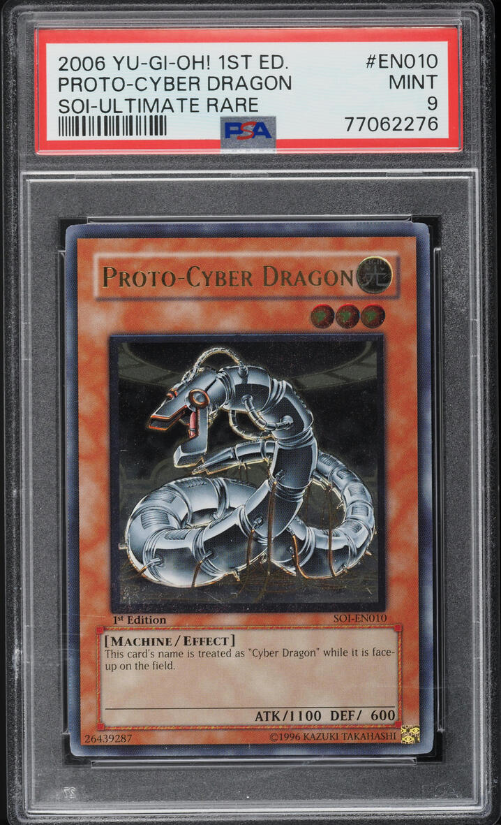 2006 Yu-Gi-Oh! Shadow Of Infinity 1st Ed Proto-Cyber Dragon #SOI-EN010 ...