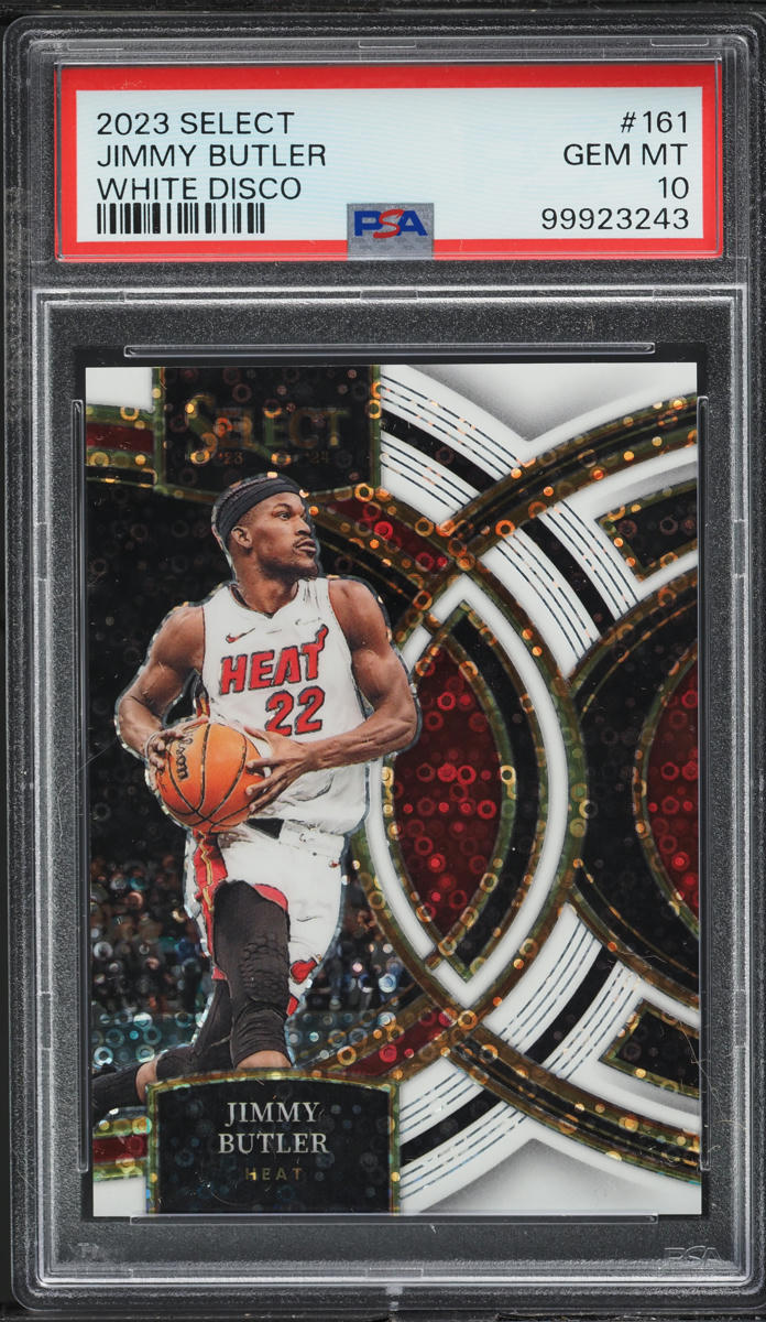 2023 Select Premier White Disco Jimmy Butler /75 #161 PSA 10 GEM MINT ...