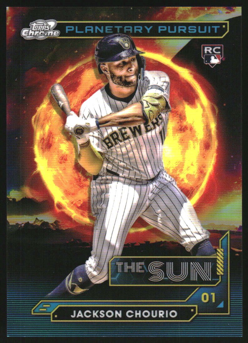 2024 Topps Cosmic Chrome Planetary Pursuit Sun #PPS9 Jackson Chourio RC ...