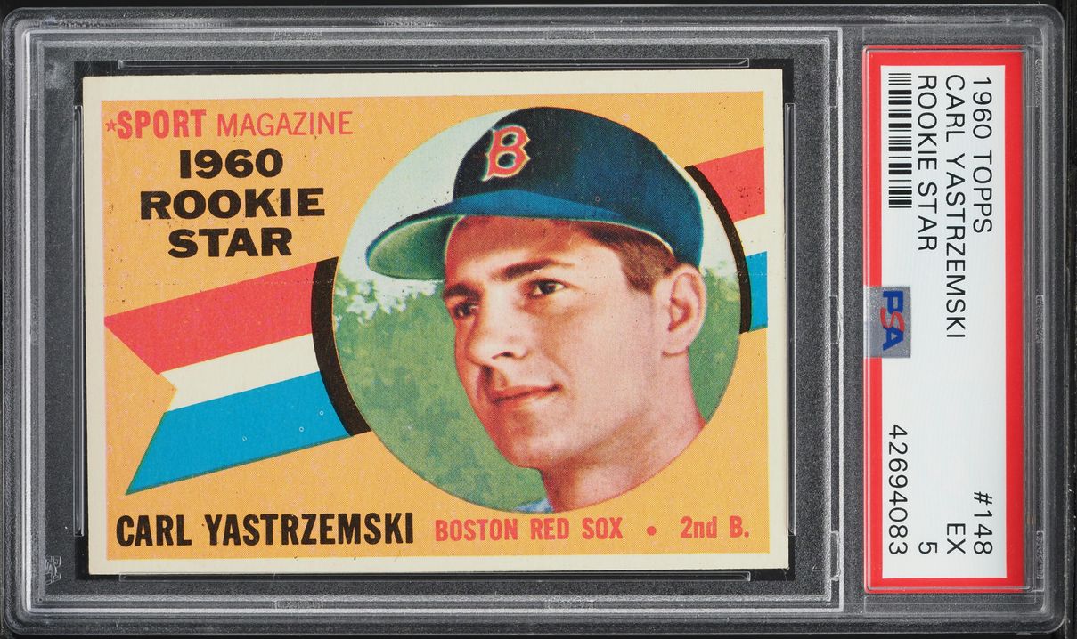 1960 Topps Carl Yastrzemski ROOKIE #148 PSA 5 EX on Fanatics Collect