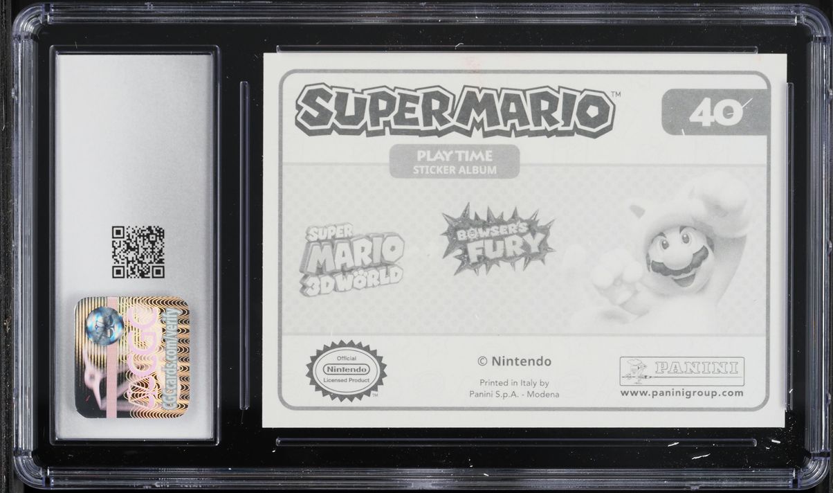 2023 Panini Super Mario Playtime Cat Bully #40 CGC 7 NRMT on Fanatics ...