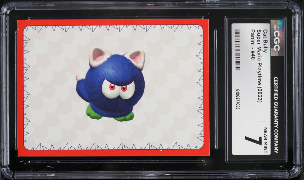 2023 Panini Super Mario Playtime Cat Bully #40 CGC 7 NRMT on Fanatics ...