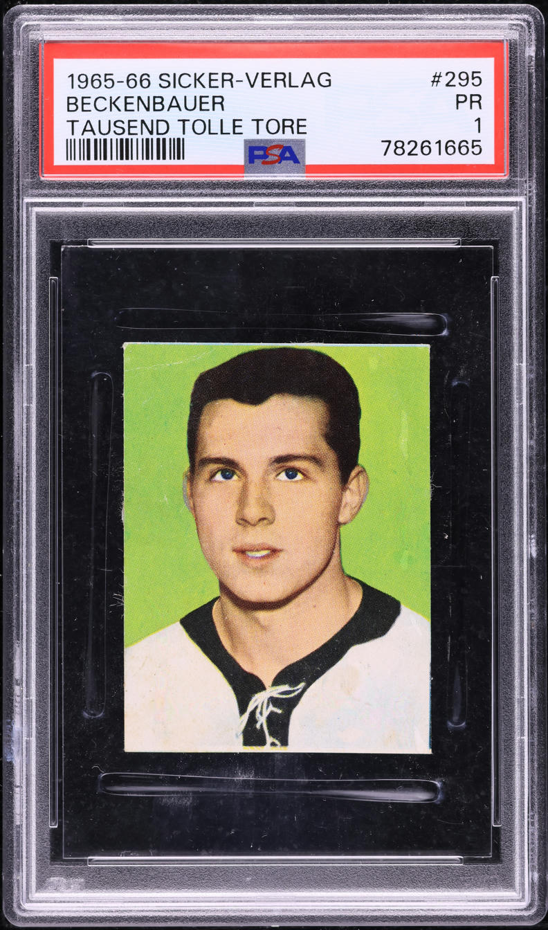 1965 Sicker Verlag Tausend Tolle Tore Franz Beckenbauer ROOKIE #295 PSA ...