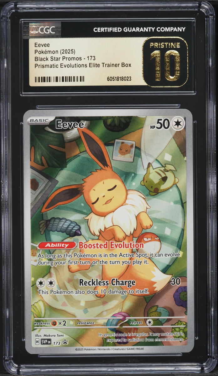 2025 Pokemon SV Black Star Promo Prismatic Evolutions ETB Eevee #173 ...