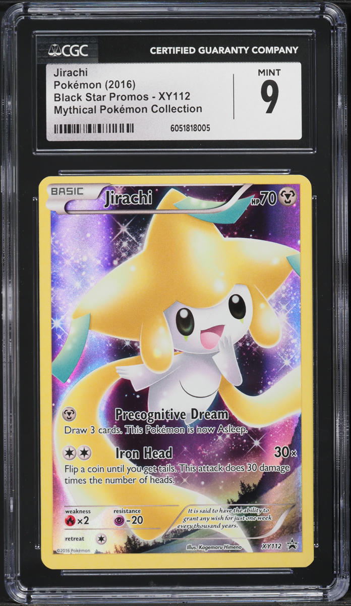 2016 Pokemon XY Black Star Promo Mythical Collection Jirachi #XY112 CGC ...