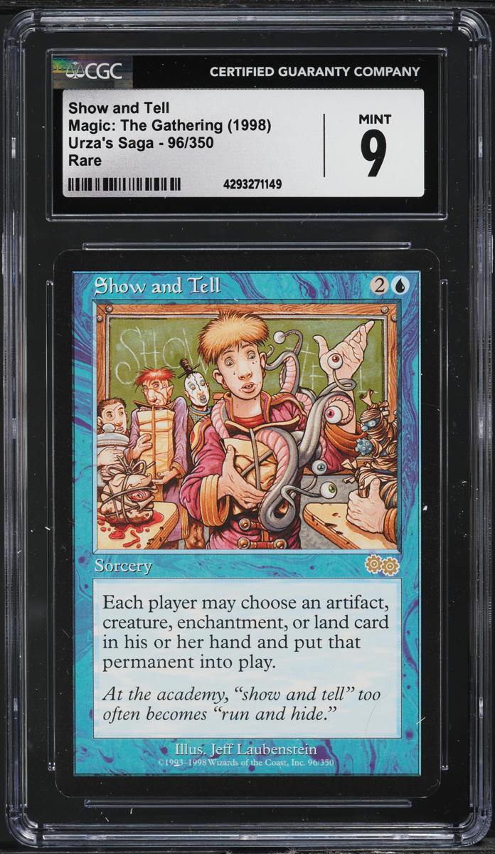 1998 Magic The Gathering MTG Urza's Saga Show And Tell #96 CGC 9 MINT ...