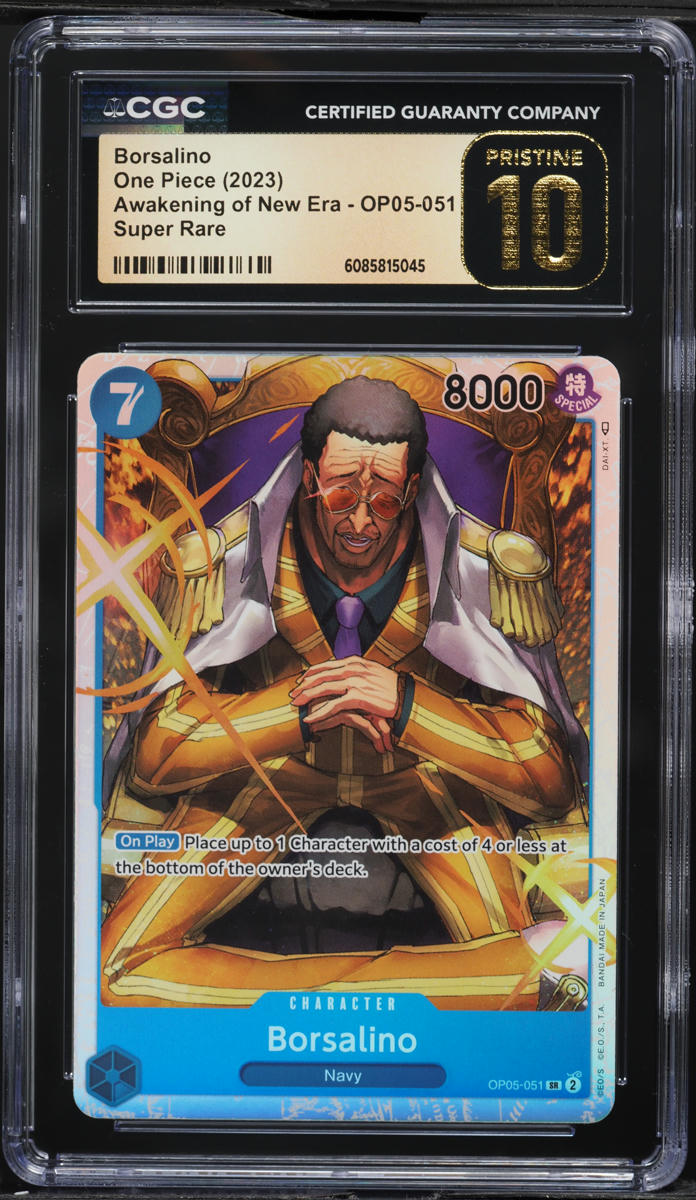 2023 One Piece Awakening Of New Era Borsalino #OP05-051 CGC 10 PRISTINE on Fanatics Collect