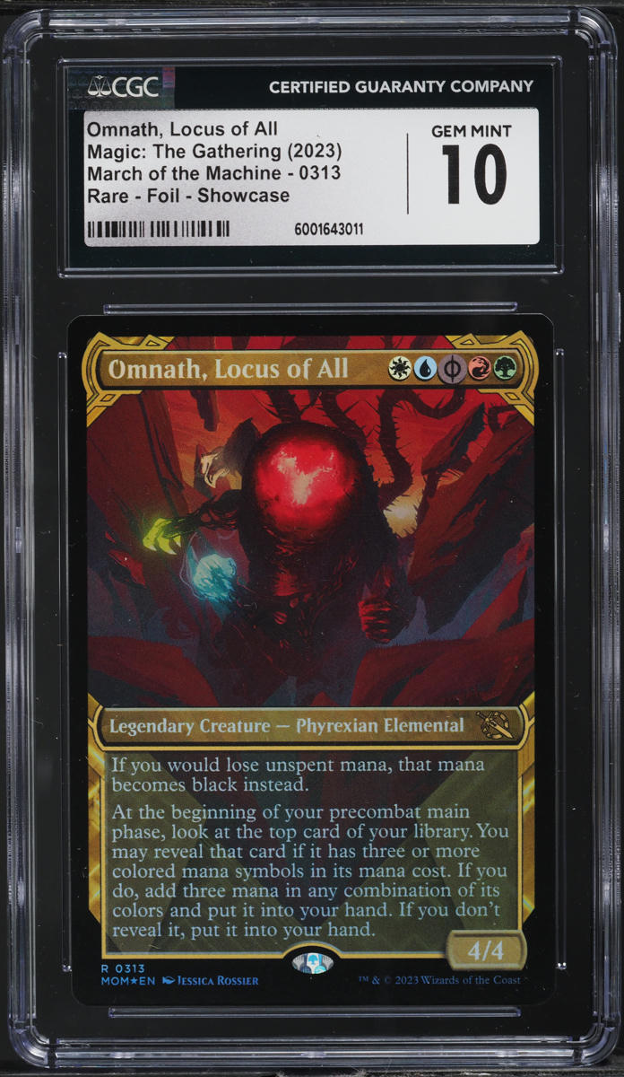 2023 Magic The Gathering March Machine Showcase Foil Omnath, Locus Of ...