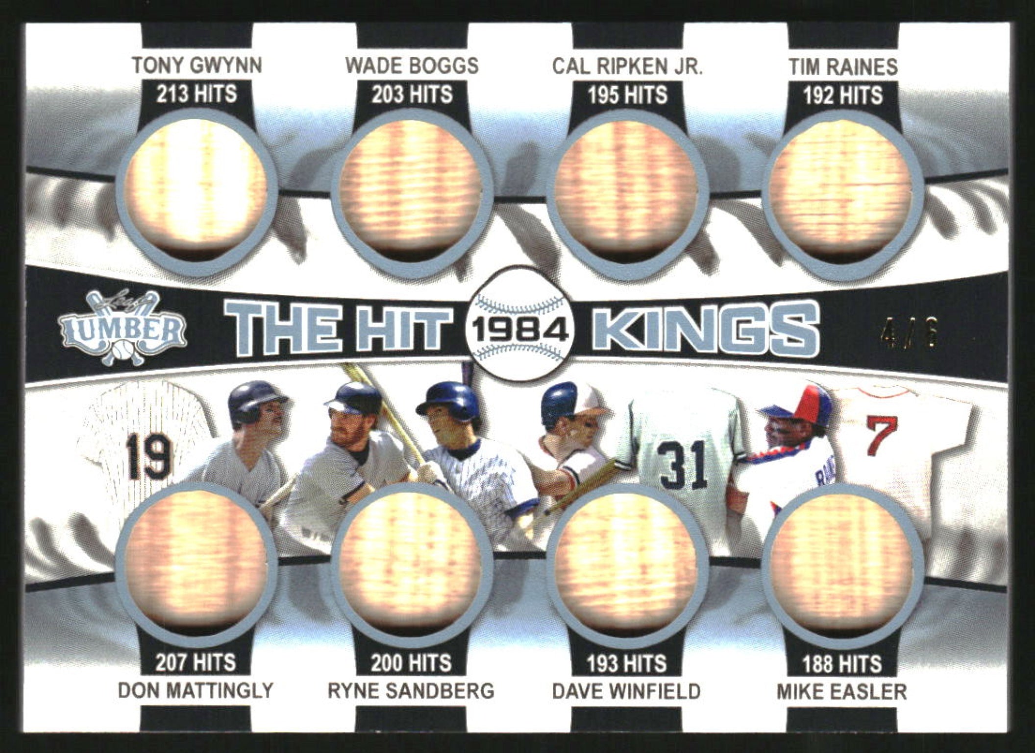 2022 Leaf The Hit Kings Gwynn Boggs Ripken Raines Mattingly Sandberg ...