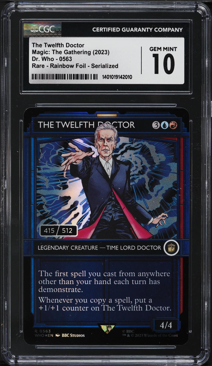 2023 Magic The Gathering Dr. Who Rainbow Foil The Twelfth Doctor #563 ...