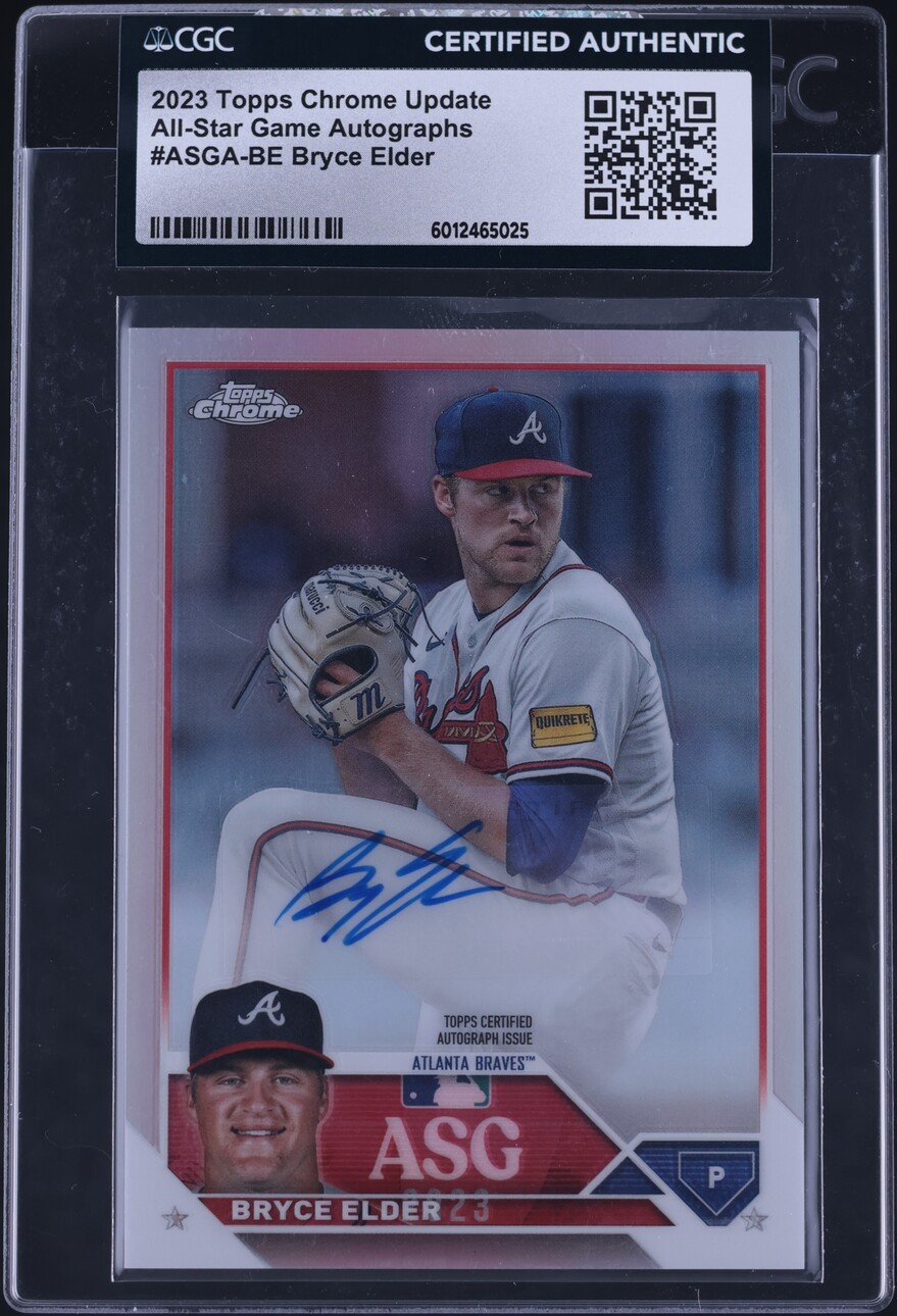 2023 Topps Chrome Update All-Star Game Bryce Elder AUTO #ASGA-BE CGC AUTH on Fanatics Collect